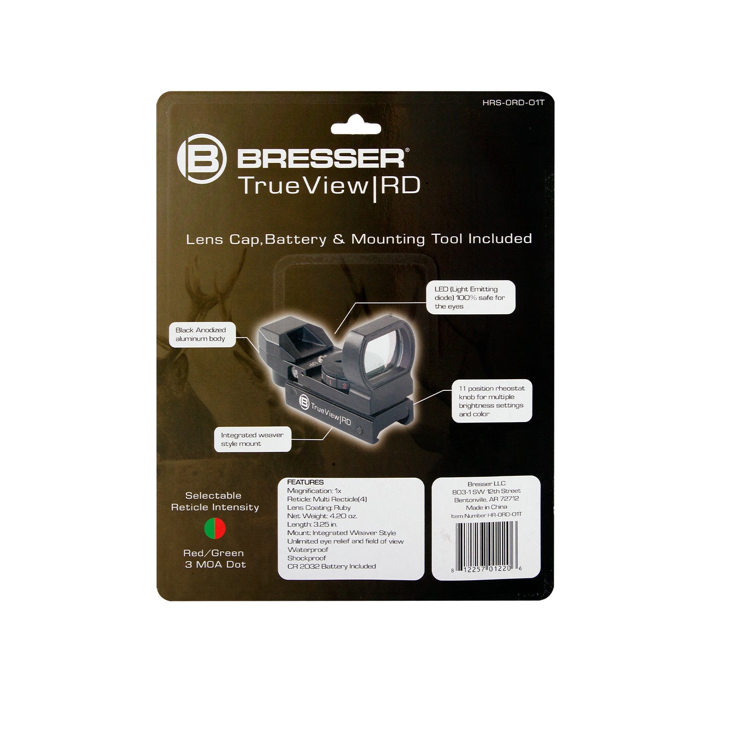 TrueView Open Bridge Red Dot – Alpen Optics